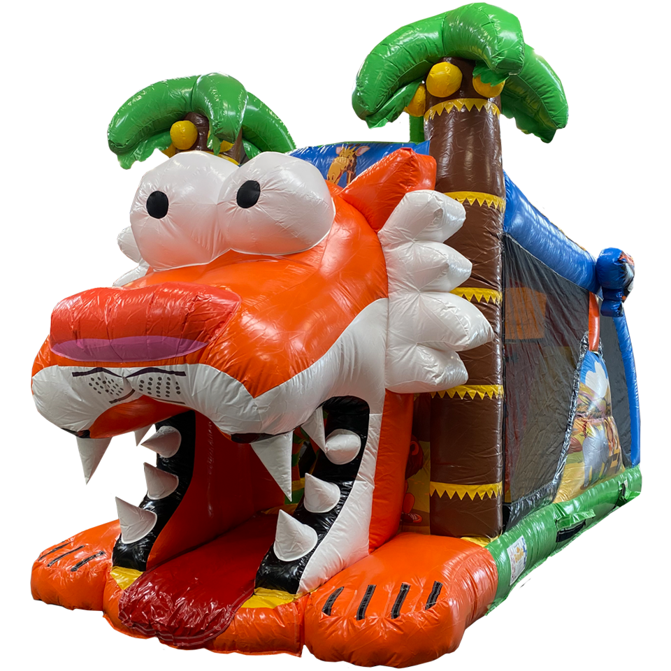 1 Partie Course D'obstacles Tigre - Boing Gonflables